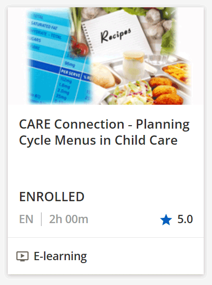 CACFP Training Courses – Right from the Start Nutrition